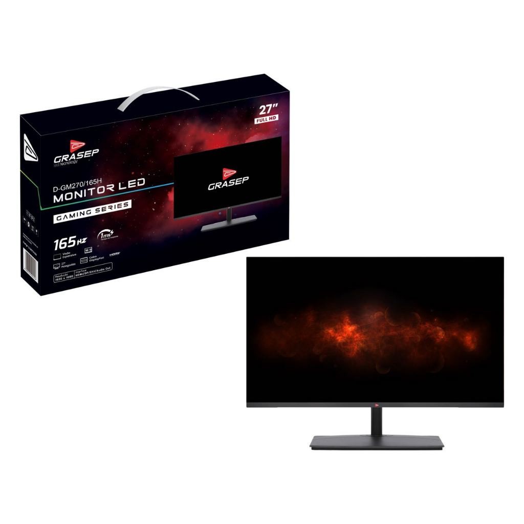 Monitor Gamer IPS 165Hz 1ms Grasep D-GM270 27" Polegadas | Shopee Brasil