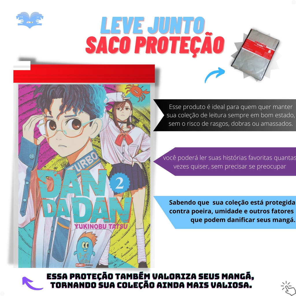 Dandadan Mangá Volumes 1 ao 3 - Yukinobu Tatsu | KIT Capa Comum ...