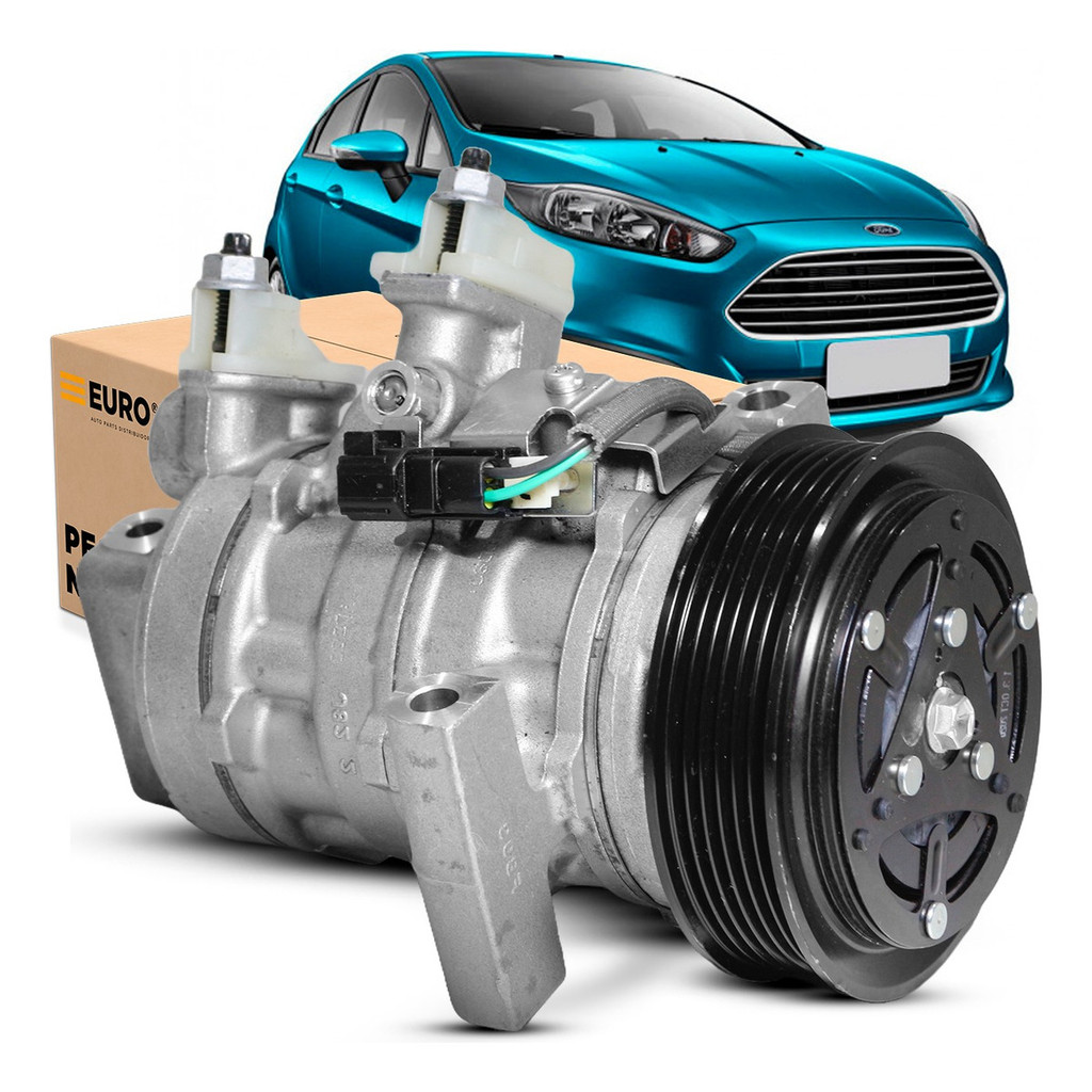 Compressor Motor De Ar Condicionado Ford Fiesta 1.0 3cc | Shopee Brasil