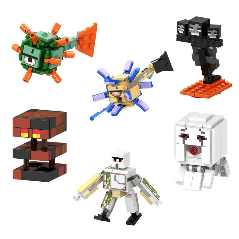 Minecraft minifigura antigo guardião fantoche de ferro murcha espírito ...
