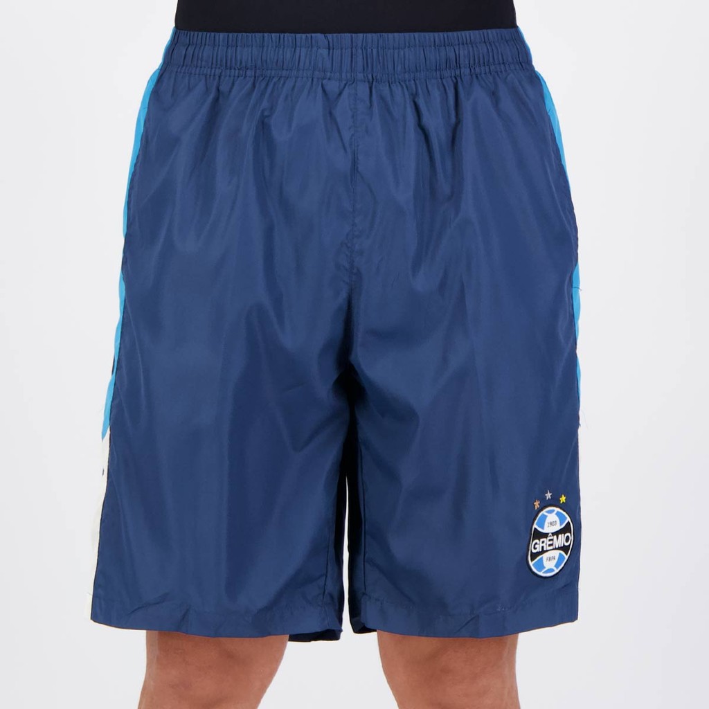 Bermuda Grêmio 50D Marinho e Turquesa | Shopee Brasil