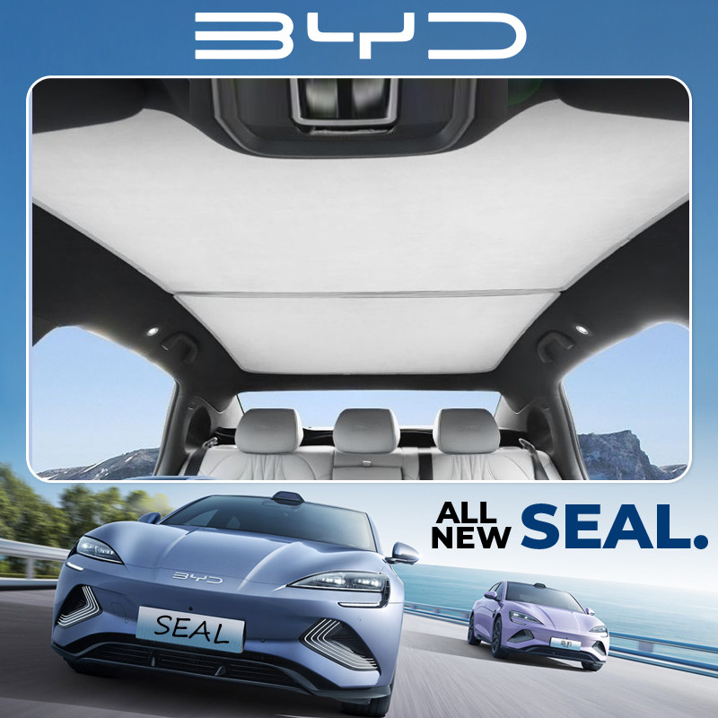 2024 BYD selo ev/SELA selo Panorâmica Céu Cortina Sombrinha Cristal de Gelo Criptografado ...