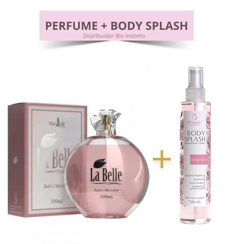 Perfume La Belle Mary Life + Body Splash La Belle | Shopee Brasil