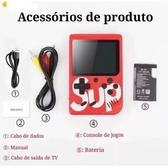 Sup Game Box Retro 400 In 1 Plus Mini Game Portátil Super Game Box ...