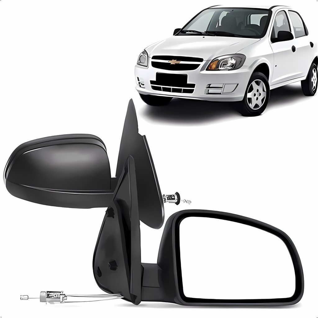 Retrovisor Prisma Celta 2007 2008 2009 2010 2011 2012 13 Com Controle | Shopee Brasil