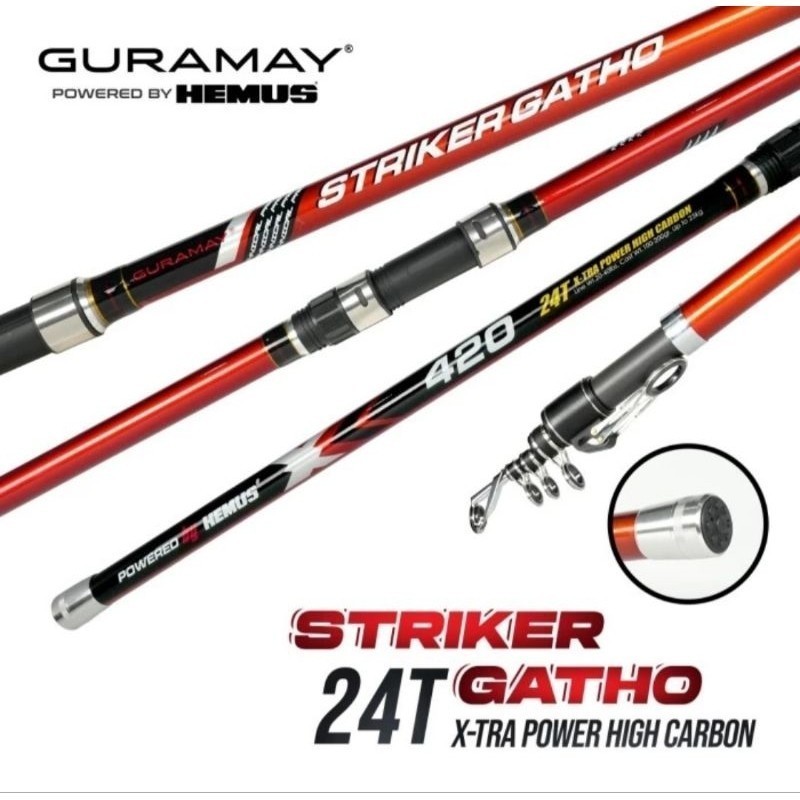 Vara De Pesca Hemus STRIKER GATHO SURF-Embalagem Grátis | Shopee Brasil