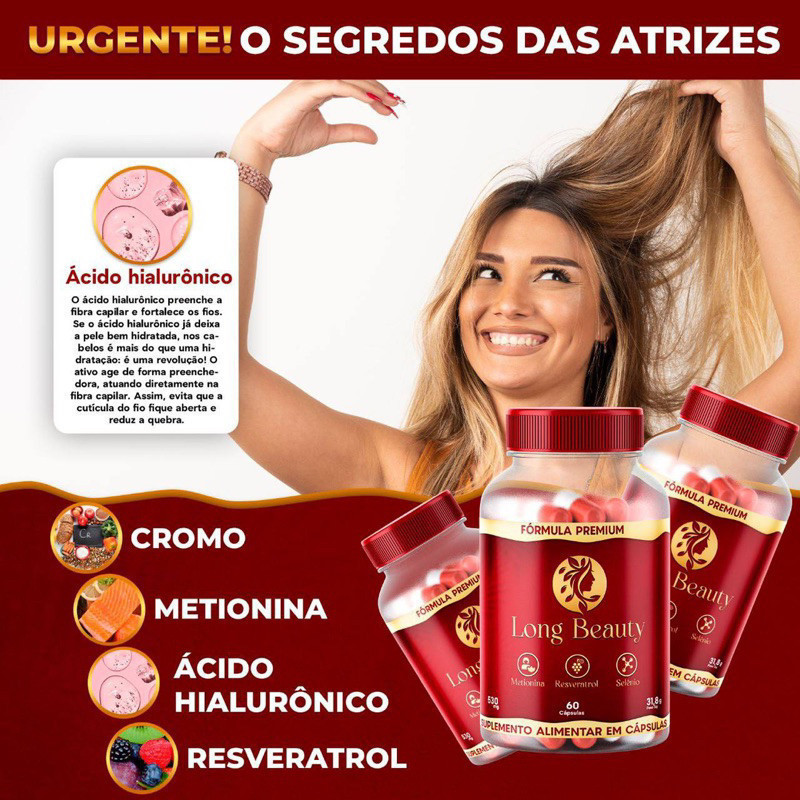 Long Beauty Original - 60 cápsulas | Shopee Brasil