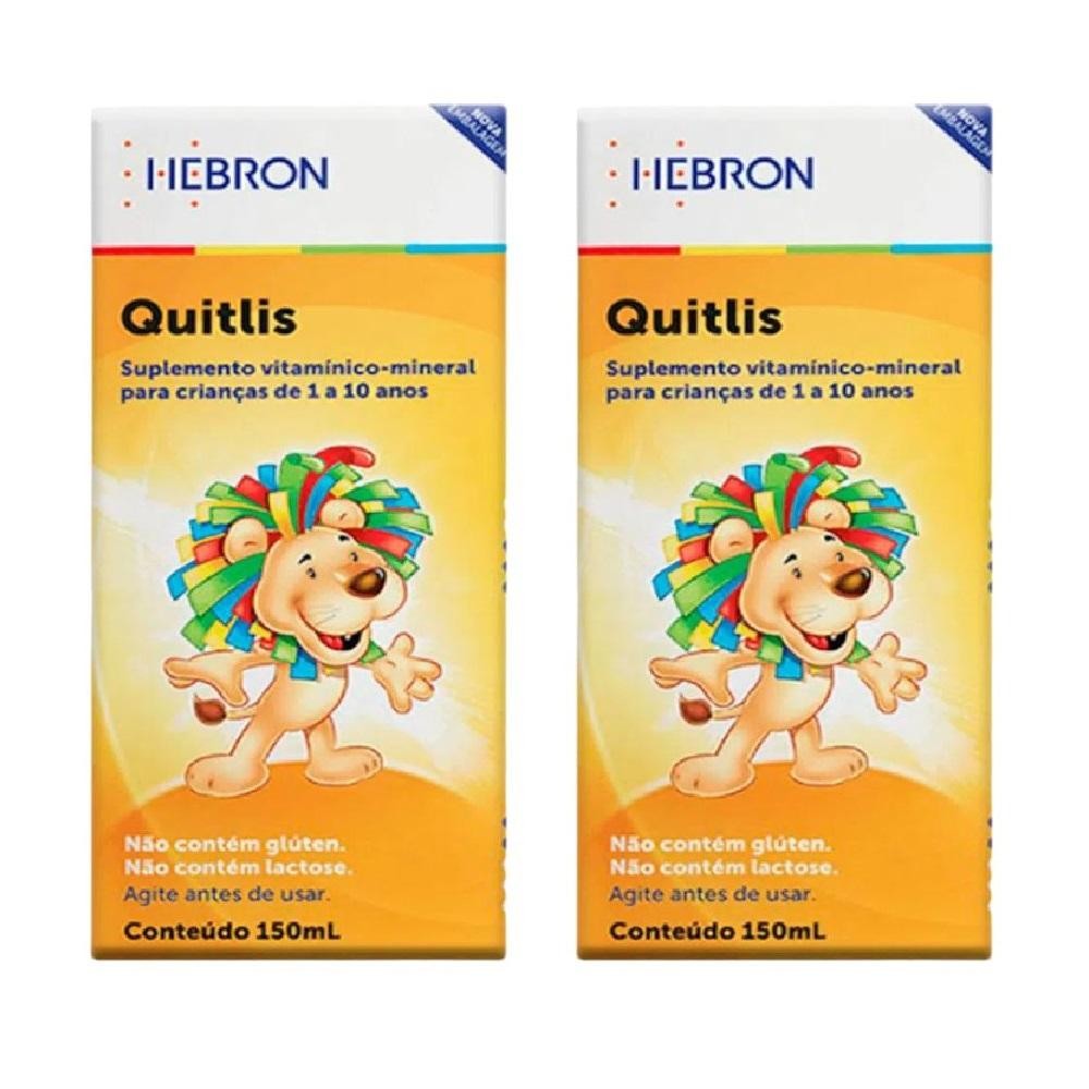 Kit Hebron Quitlis Infantil Com 2 Caixas De 150ml Cada | Shopee Brasil