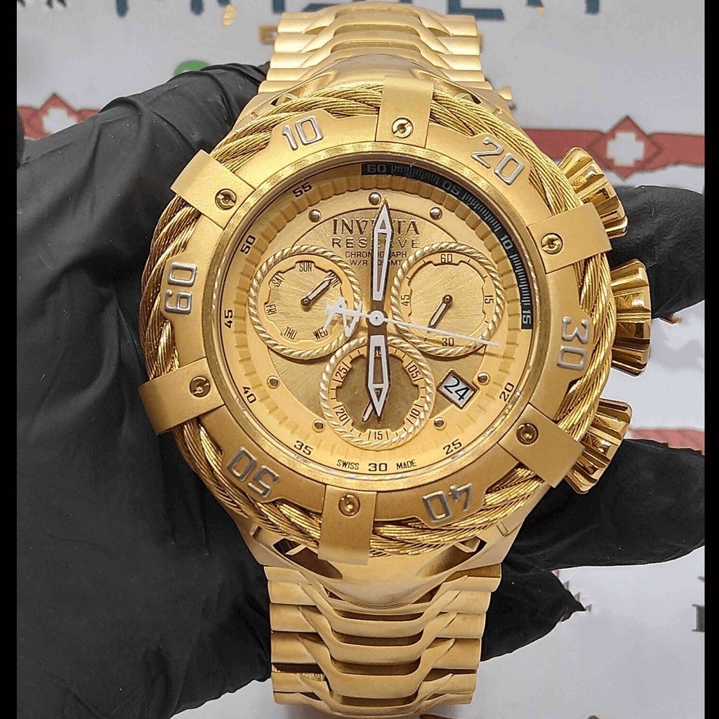 Relogio Masculino invicta Pesado Grande Thunderbolt | Shopee Brasil