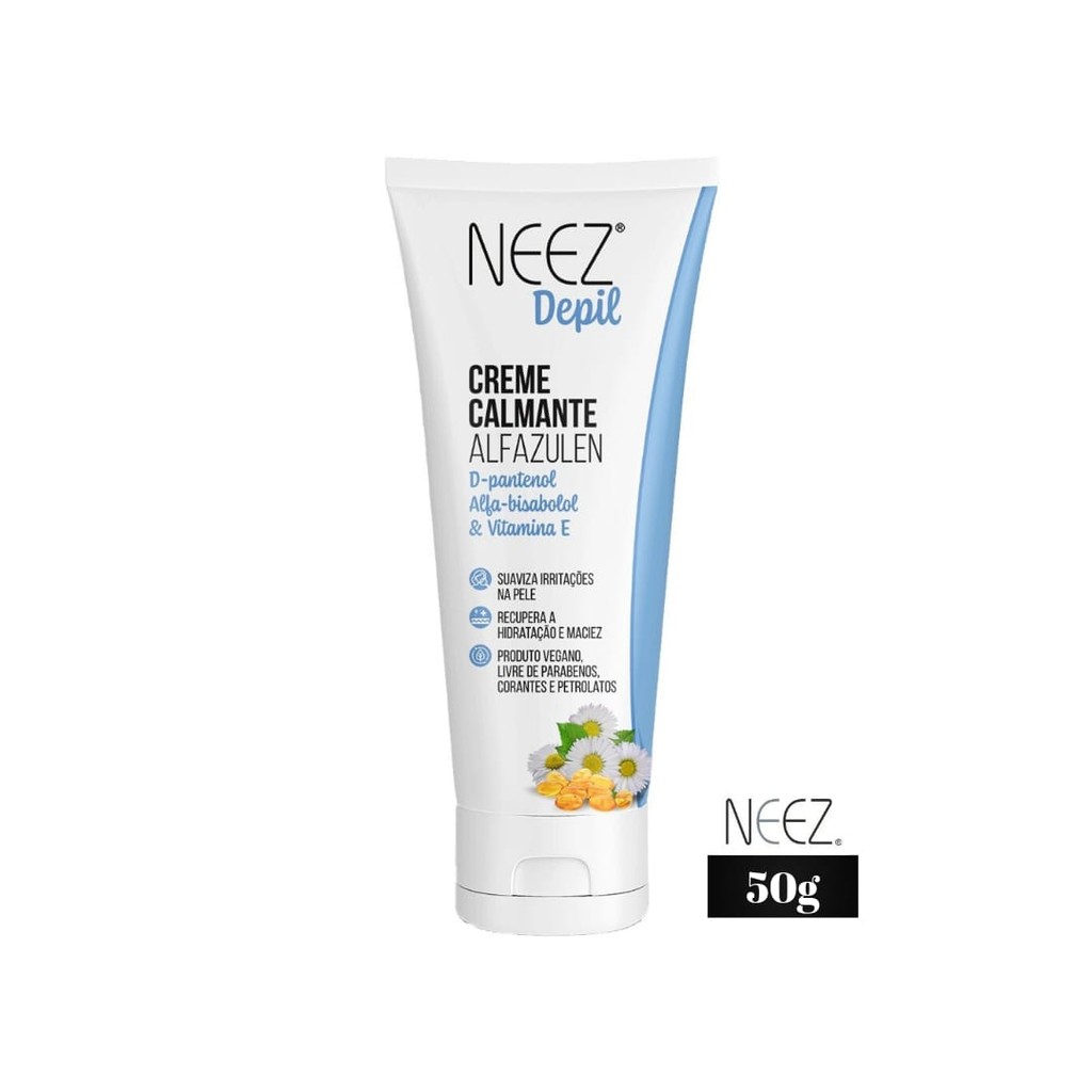 Creme Calmante Alfazulen 50g Hidratante Pós Depilação - Nezz Depil ...