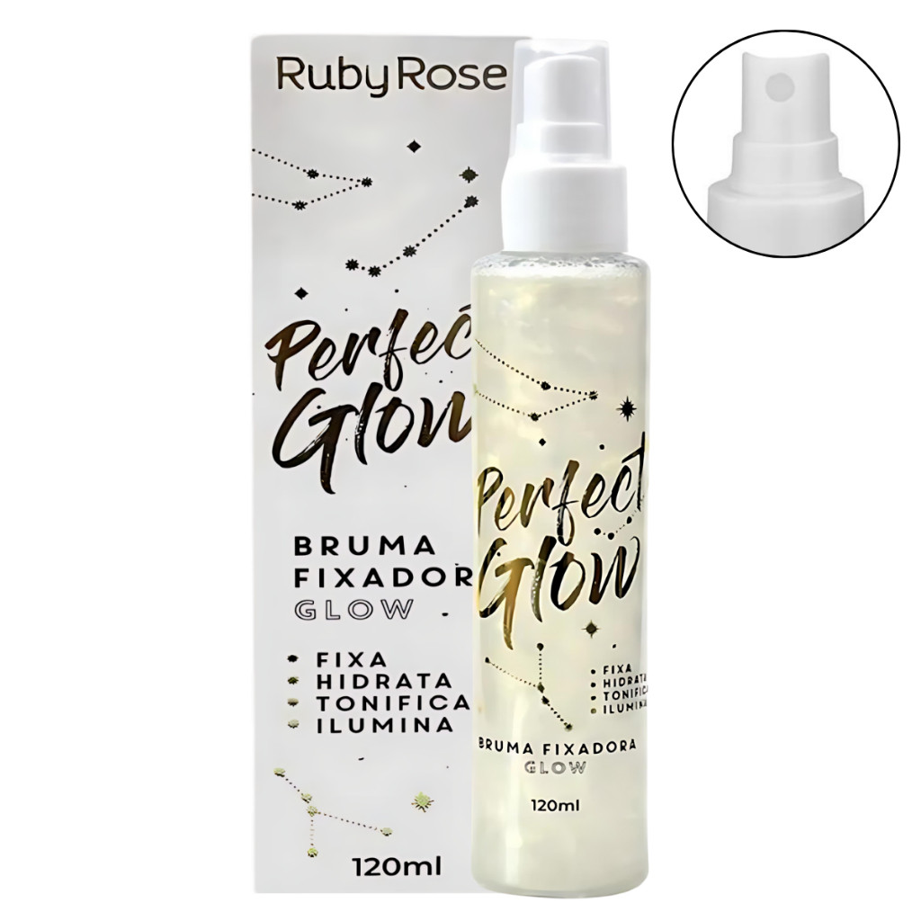 Bruma Fixadora Perfect Glow Ruby Rose | Shopee Brasil
