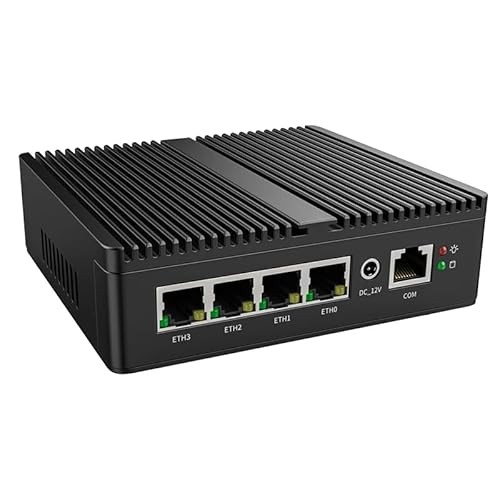 Micro Aparelho De Firewall HKUXZR , Mini PC , VPN , Roteador Celeron ...