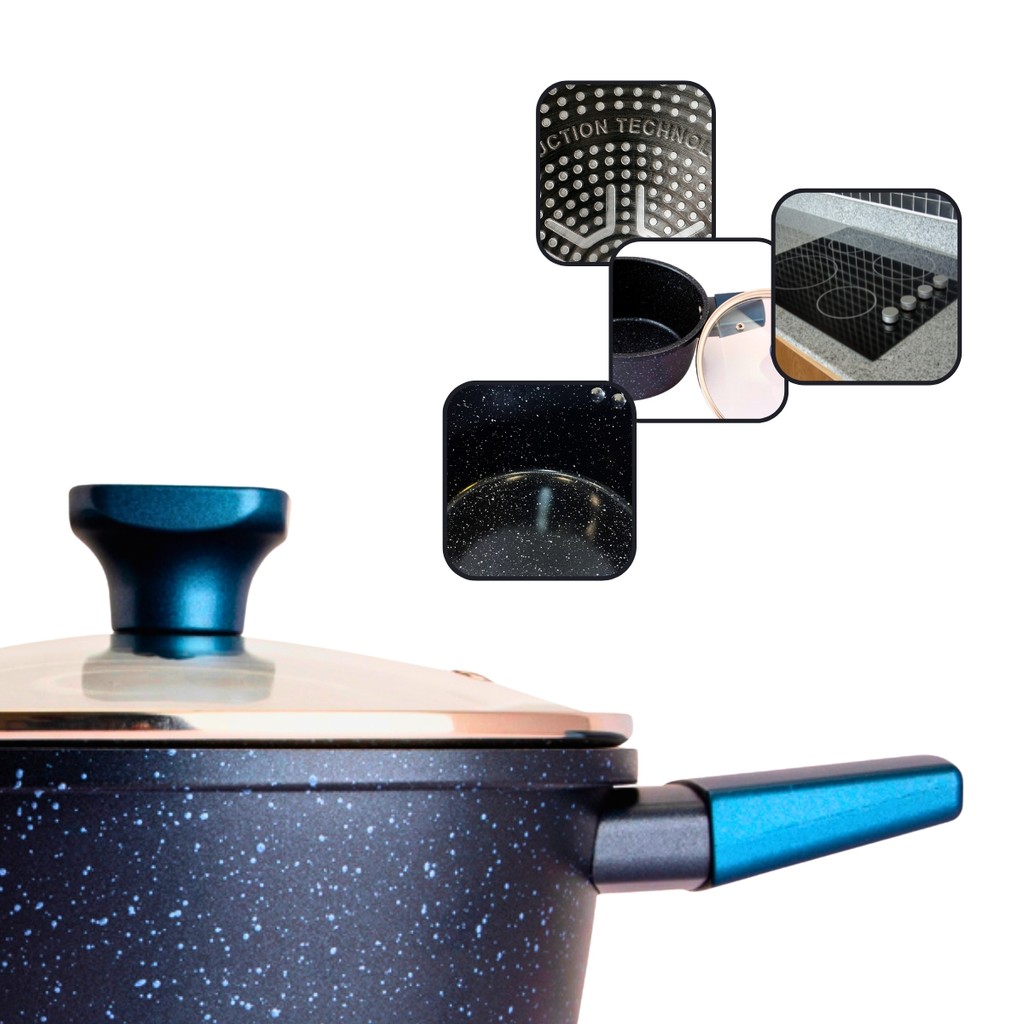 Panela Caçarola Royal Cozinha 2500ml Antiaderente E Alumínio | Shopee ...