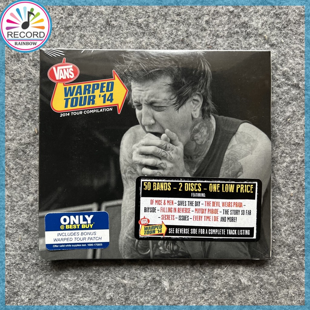 Vans Warped Tour '14 2014 Tour Compilation Original 2CD Album [Lacrado ...