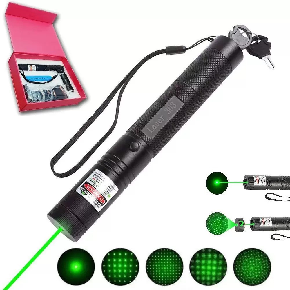 Caneta Laser Pointer Verde Recarregável 50km+ | Shopee Brasil