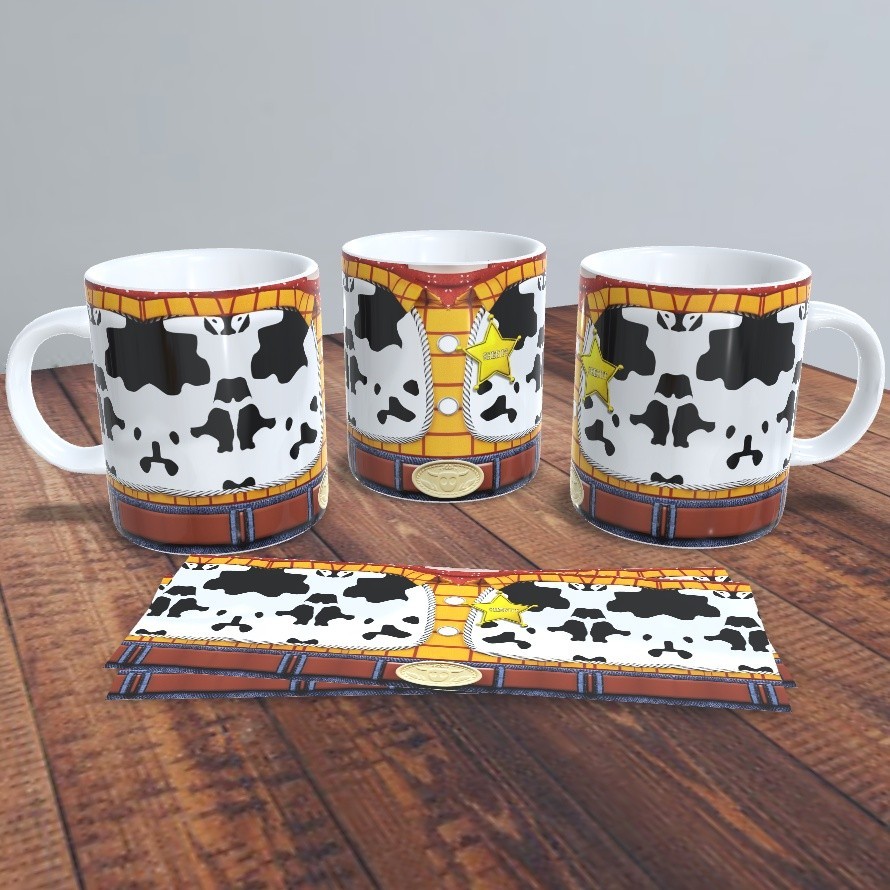 Caneca Cerâmica UDI Toy story | Shopee Brasil