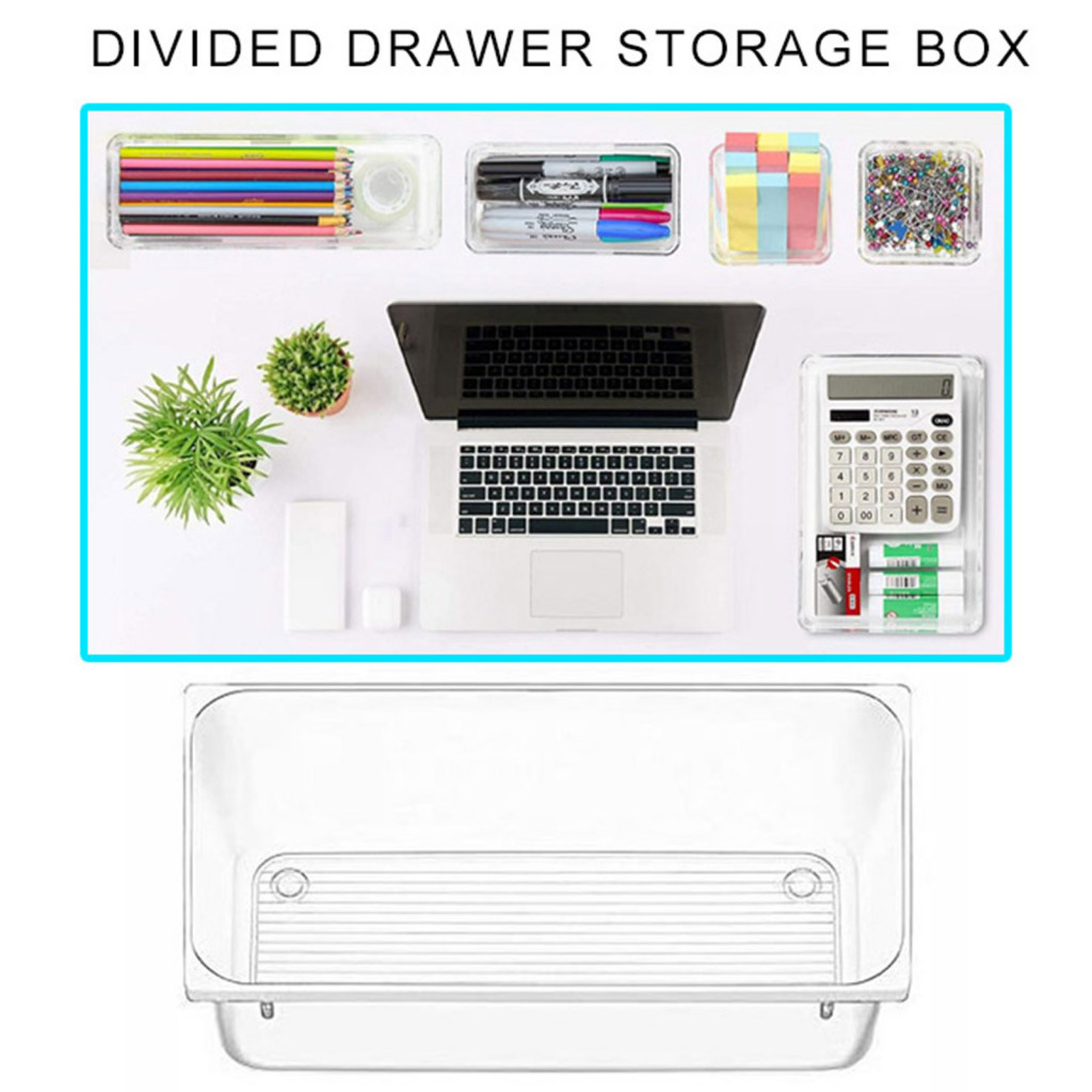 Dottam | Organizadores Tidy Lifestyle 25pcs Clear Plastic Drawer ...
