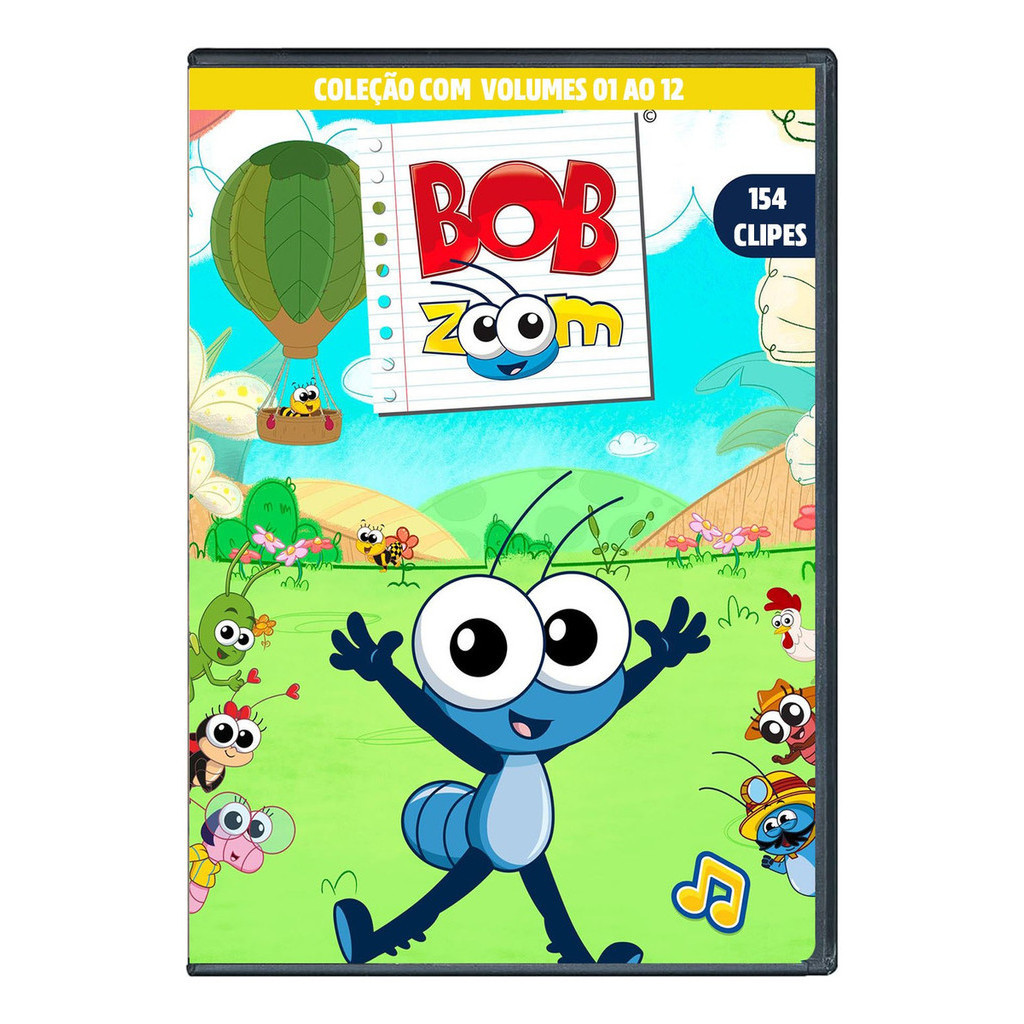Dvd Bob Zoom - Coleção 154 Clipes Vol 1 Ao 12 | Shopee Brasil