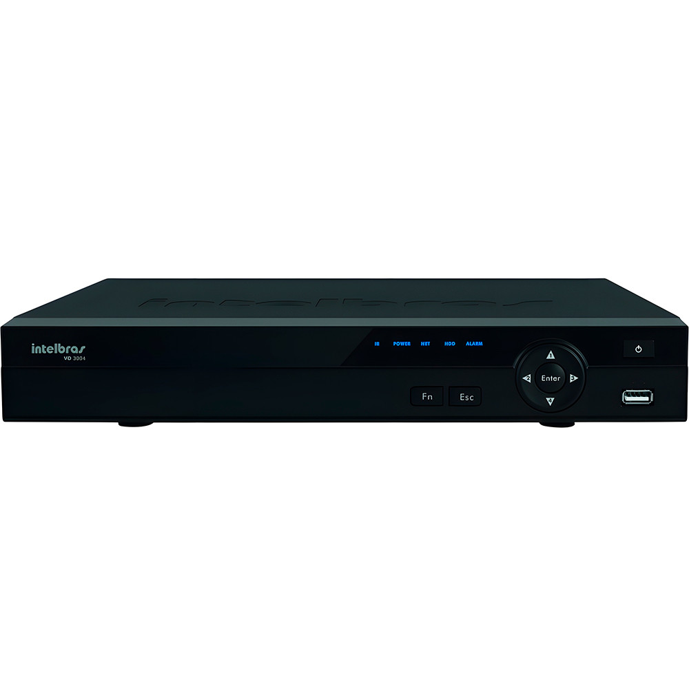 Gravador de Imagem Digital DVR Intelbras, Com 4 Canais, VD-3004 ...