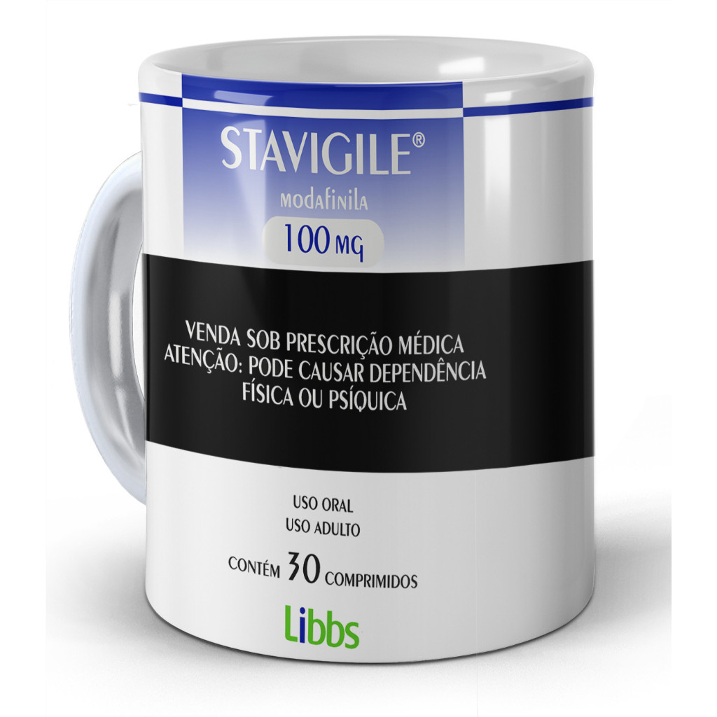Caneca Stavigile Modafinila 100mg | Shopee Brasil
