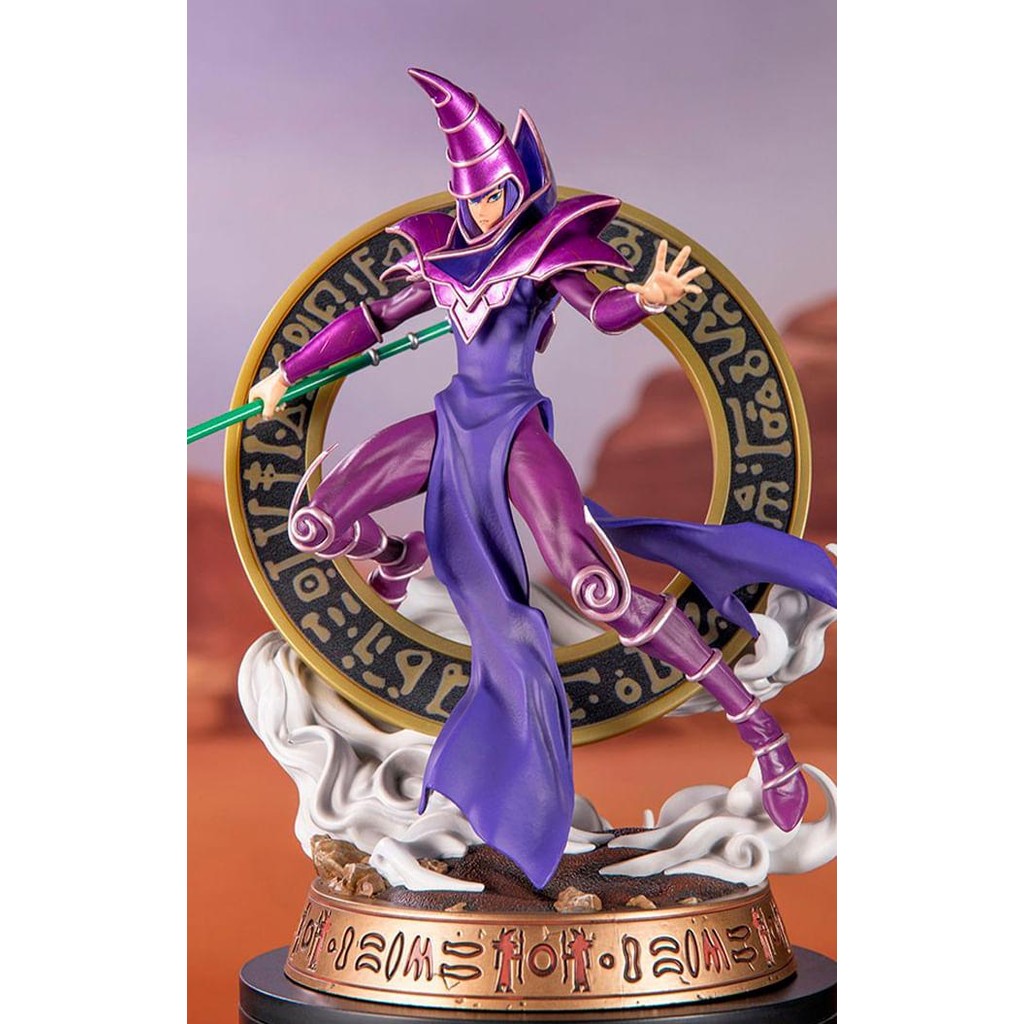 Estátua Mago Negro Yu Gi Oh Standard Purple Ed First 4 Figures | Shopee ...