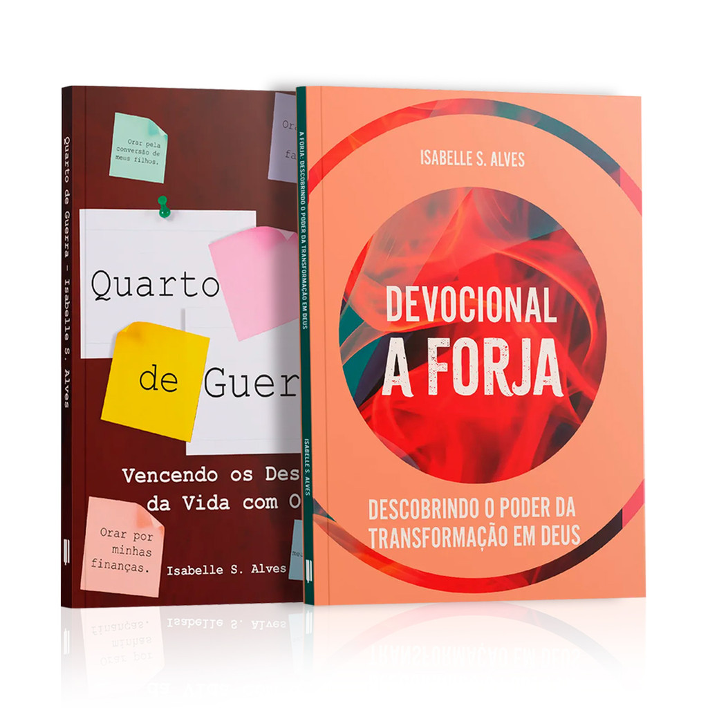 Kit 2 Livros - Vidas Forjadas na Oração | A Forja e Quarto de Guerra ...