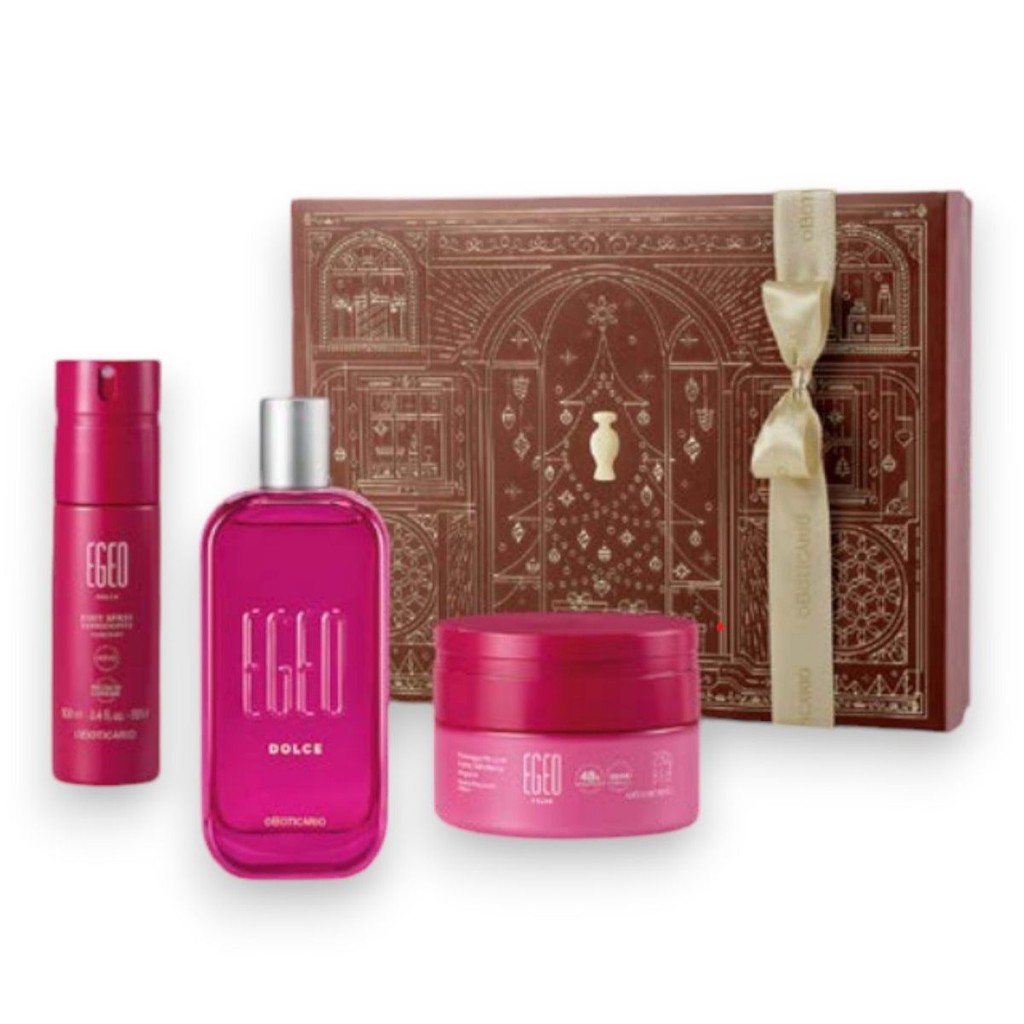Presente Feminino Kit Perfume Egeo Dolce Natal 2024 | Shopee Brasil