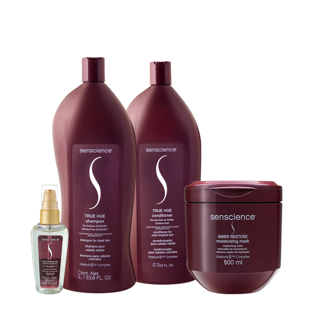 Kit Senscience Violet True Hue Inner Salon Total Oil (4 produtos ...