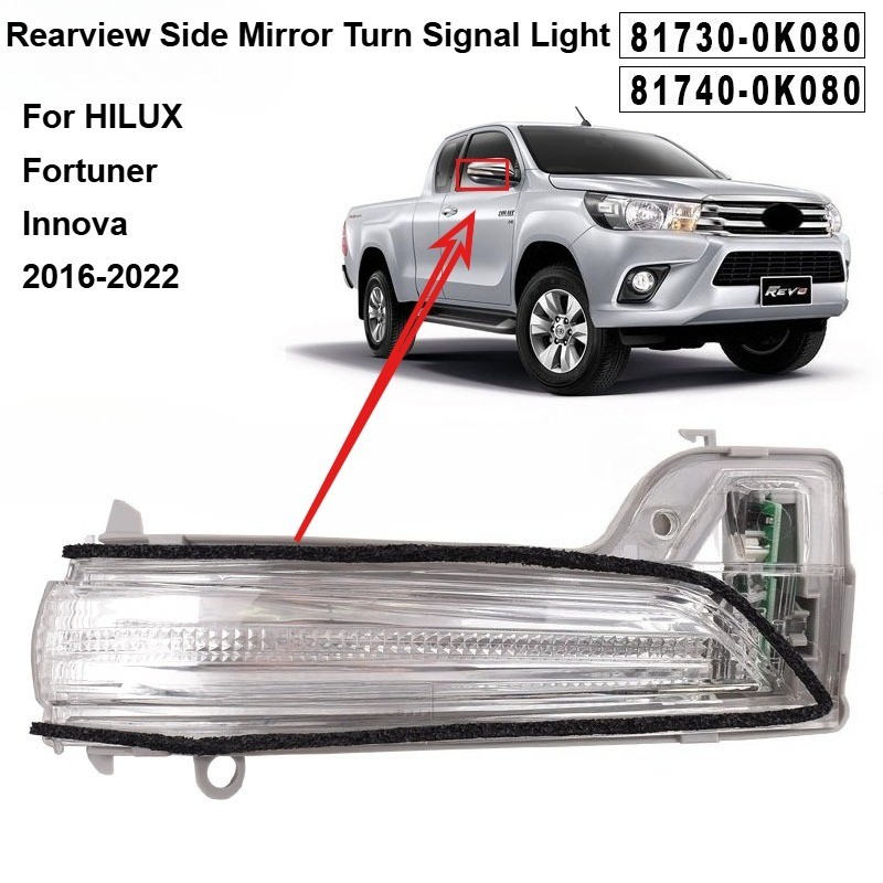 Toyota Espelho Retrovisor Lateral Do Carro Luz De Sinalização LED Para ...