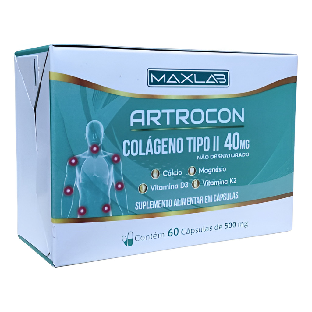 Artrocon Maxlab Colágeno Tipo 2 Cápsula 60 Unid. | Shopee Brasil