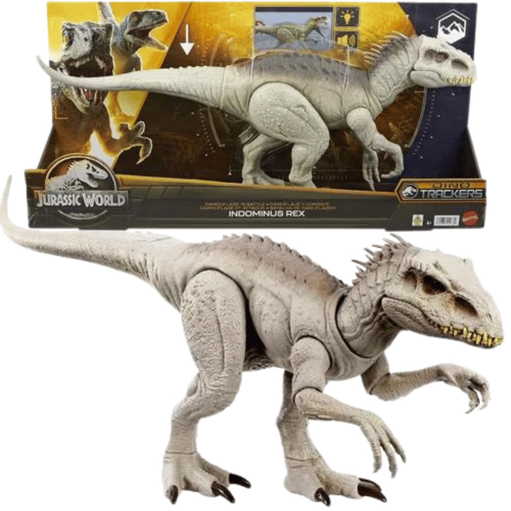 Indominus Rex Com Luz e Som 55Cm Jurassic World 4+ Mattel | Shopee Brasil