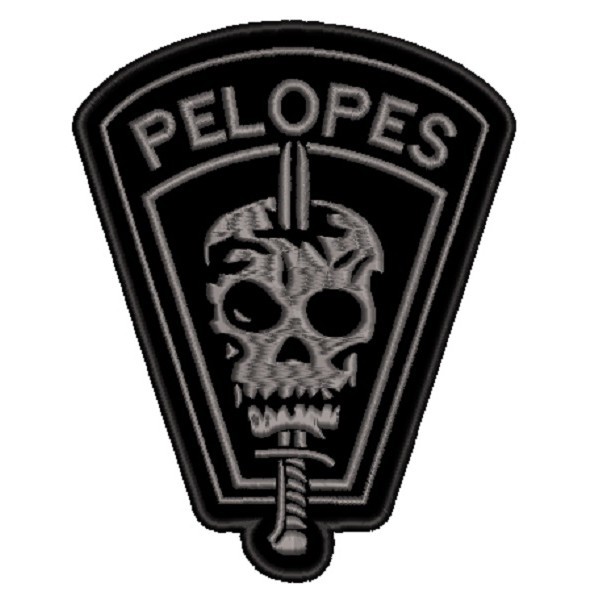 Patch Bordado Brevê Pelopes - Cinza | Shopee Brasil