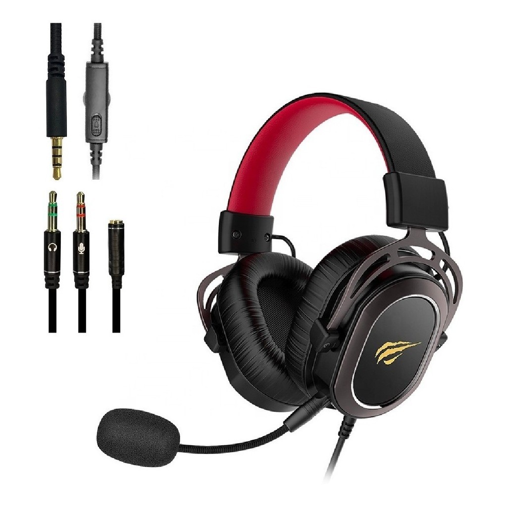 Headset Gamer Havit H2008d, P2 3.5mm, Driver 50mm , Preto | Shopee Brasil