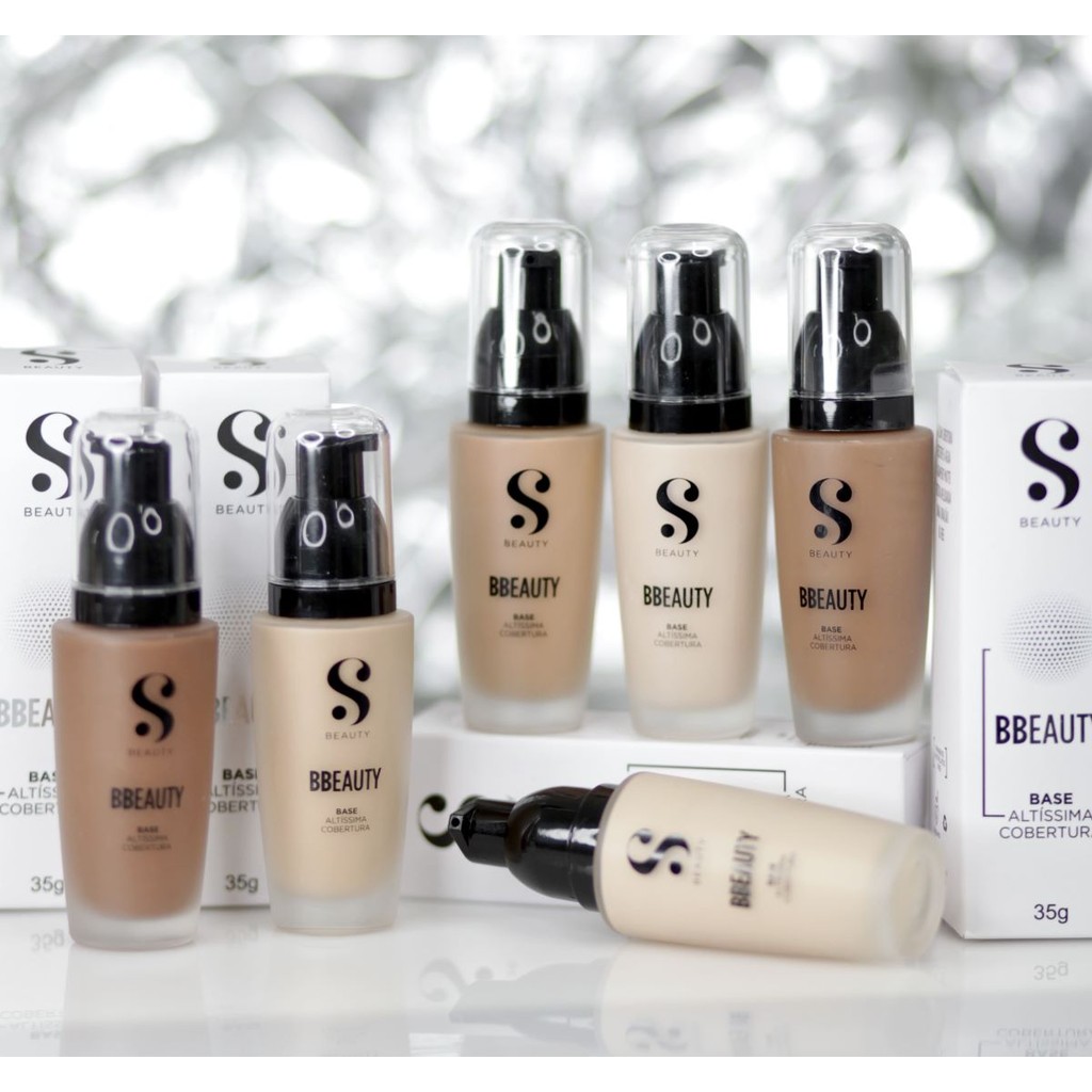 BASE LIQUIDA COR 03 ALTISSIMA COBERTURA BBEAUTY SBEAUTY | Shopee Brasil