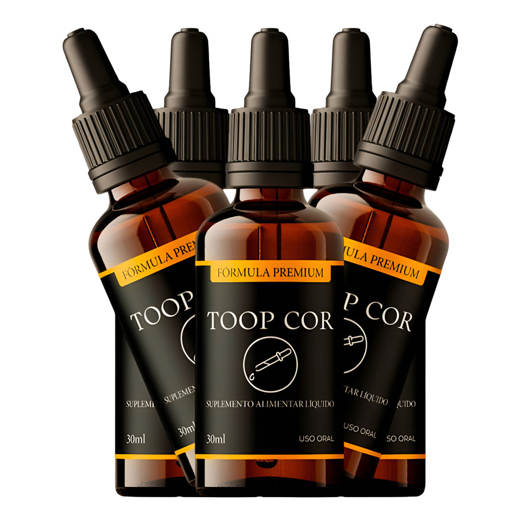 Toop Cor Original 30ml - Auxilio Capilar - 5 Frascos 5 Meses | Shopee ...
