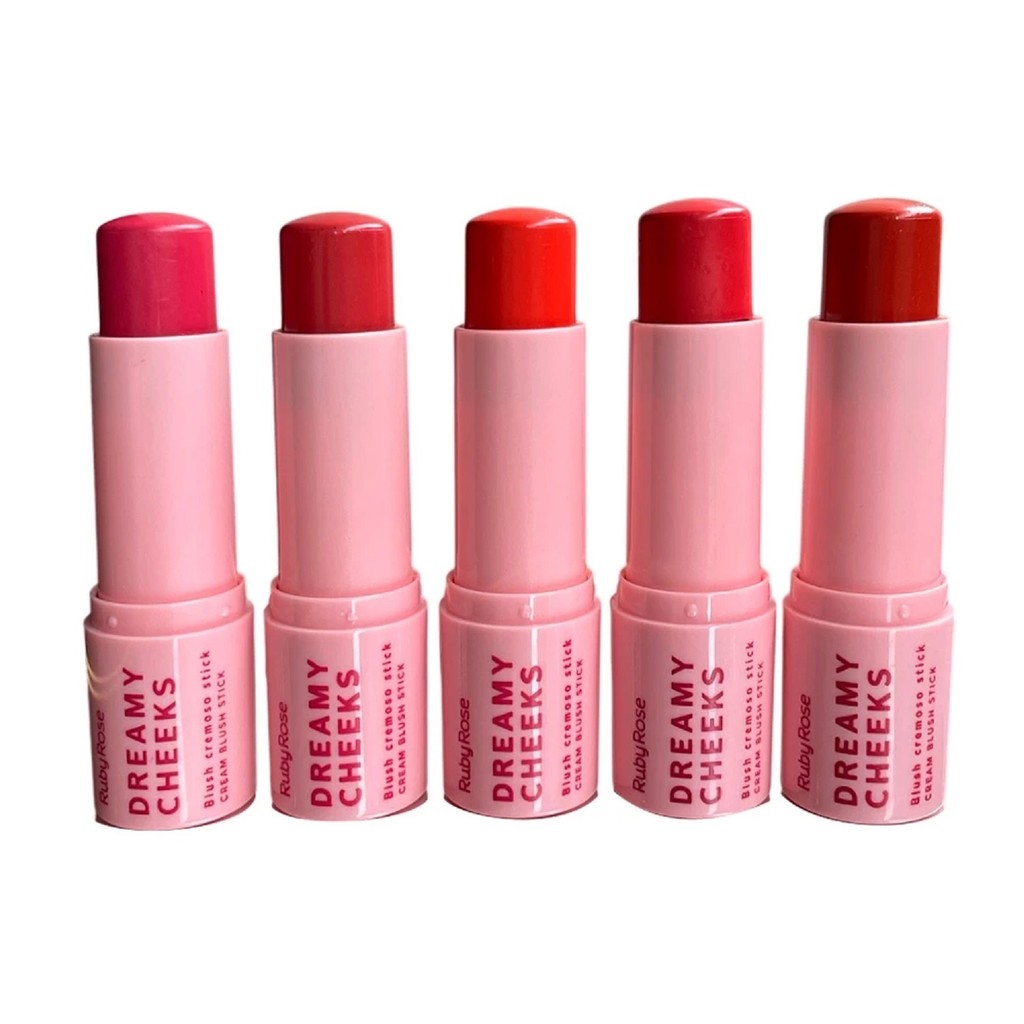 Blush Stick Cremoso Dreamy Cheeks Ruby Rose Linha Rosa | Shopee Brasil