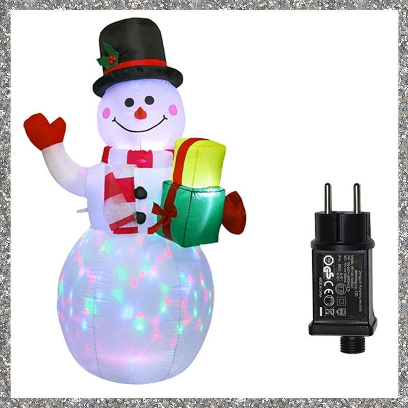Boneco De Neve Infláveis De Natal Com Luz LED Decoração Ao Ar Livre ...