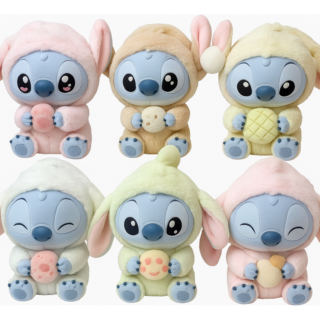 Boneco Stitch Labubu Disney Surpresa Chaveiro Warmie Cor Azul ...