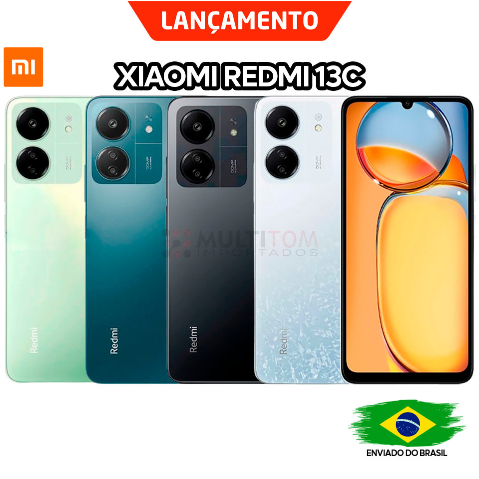 Xiaomi Redmi 13C 256/8GB 256/4GB 128/6GB 128/4GB Ram - Versão Global ...