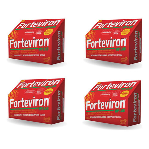 Kit Forteviron 250mg Wp Lab Com 4 Unidades De 60 Comprimidos | Shopee ...