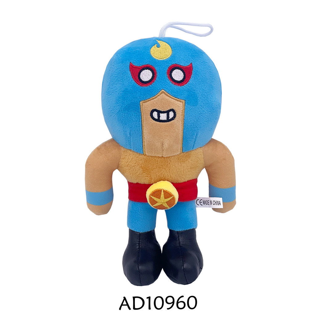 Brawl Stars Plush , 25CM Poco Primo Spike Leon Shelly Colt Brinquedos ...