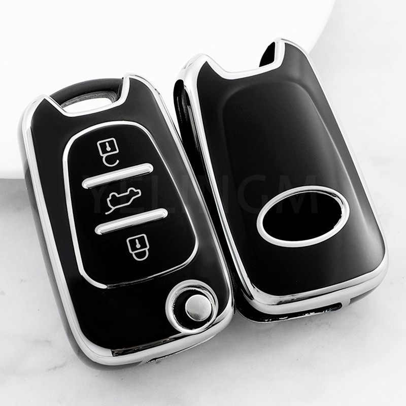 Estojo Chave Para Carro Hyundai i20 i30 ix20 ix25 ix35 Elantra Accent KIA Sportage Rio 3 Soul ...