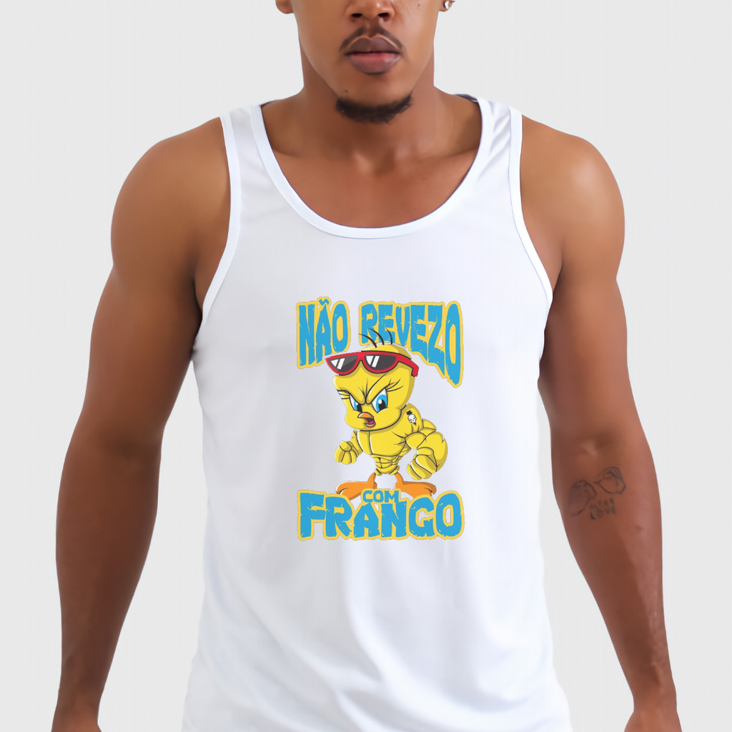 Regata Dry Fit Masculina De Academia Treino Fofo Camiseta Fitness Alta ...