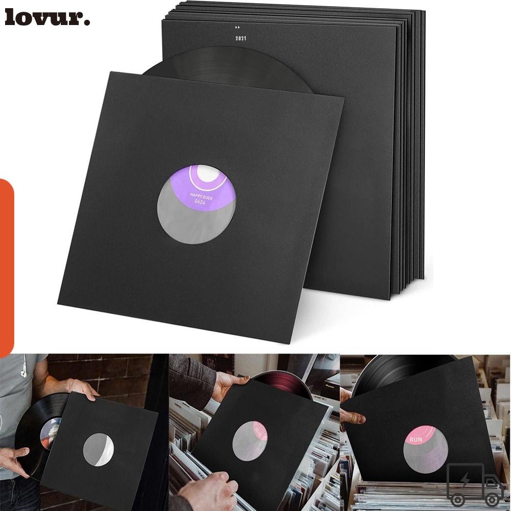 Capa Para Discos De Vinil LOVUR , Reutilizável LP De 7/10 Polegadas ...