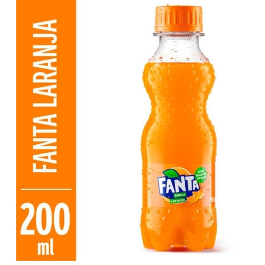 Refrigerante Fanta Laranja Pet 200ml 12 Unidades | Shopee Brasil