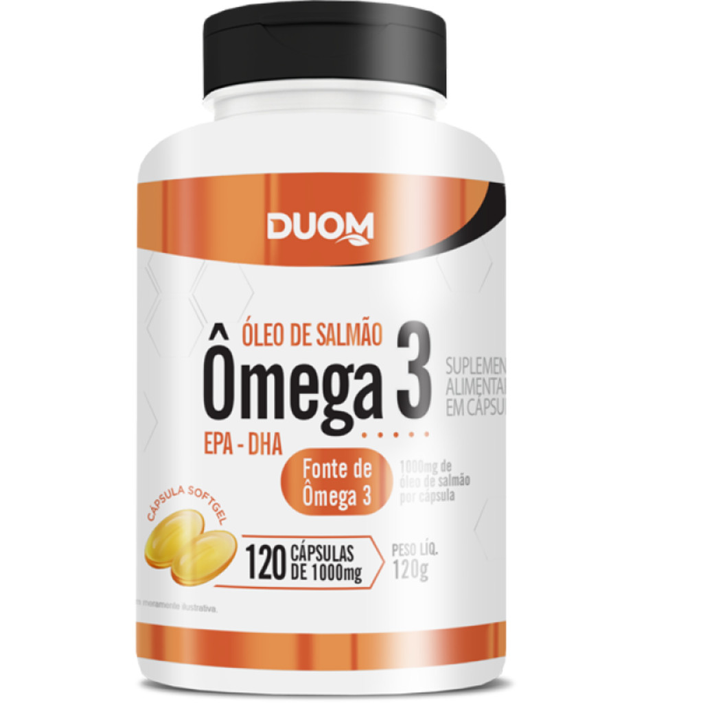 Omega 3 de Salmao 120 capsulas - Duom | Shopee Brasil