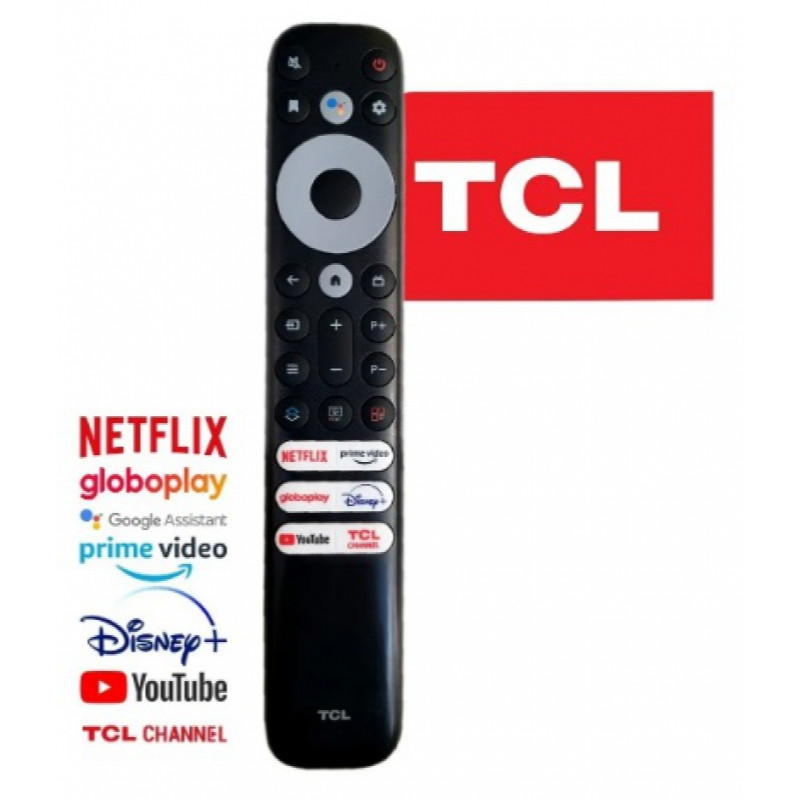 Controle Remoto Para Smart Tv Tcl 4k Rc802v Flr1 Rc902v 7354/7689 envio ...