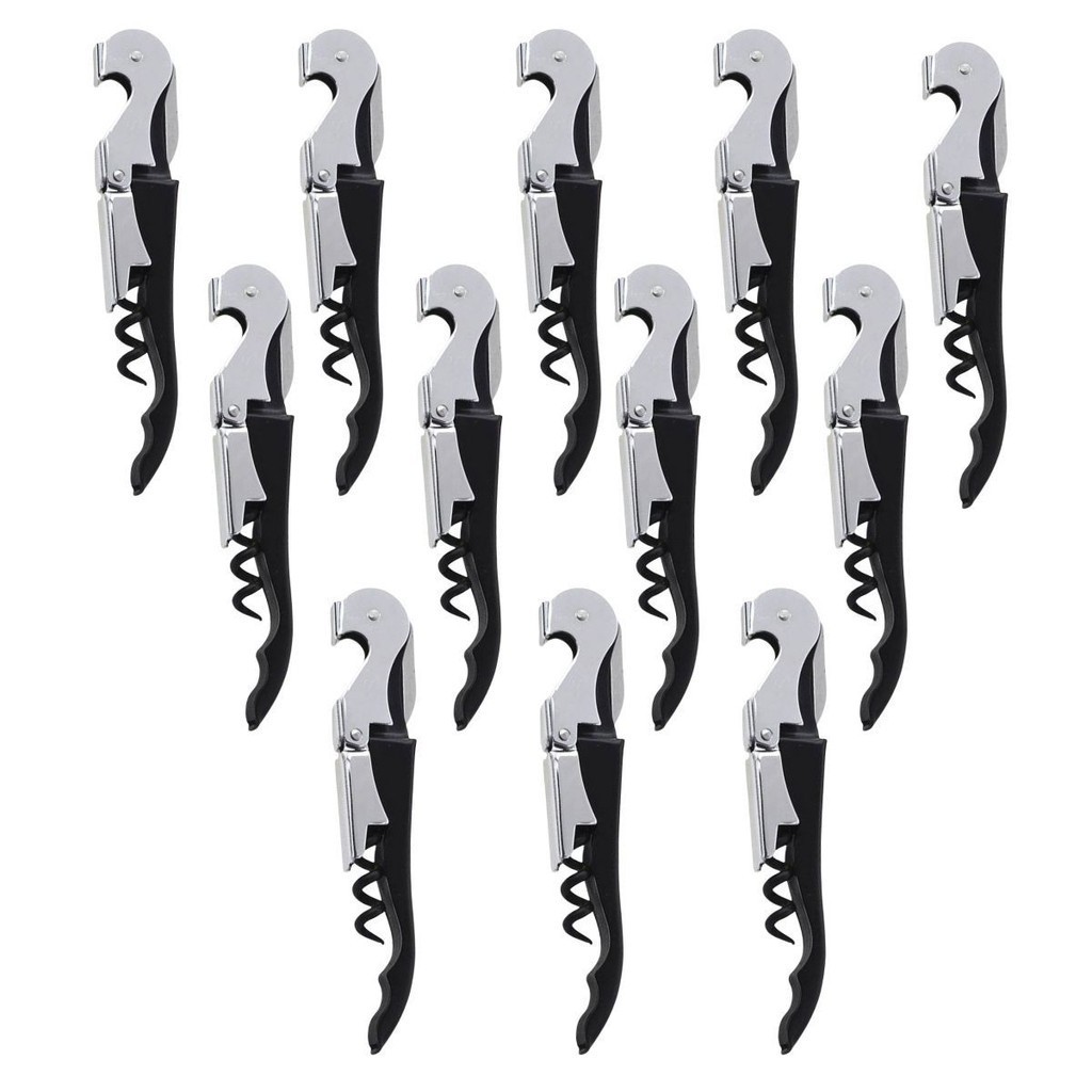 Kit Conjunto 12 abridores saca-rolhas Tipo Garçom profissional de vinho ...