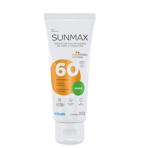Sunmax Intense Protetor Solar 60fps 200g | Shopee Brasil