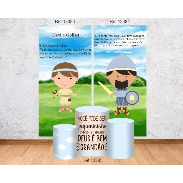 Projeto Davi E Golias Painel 2 Laterais + Trio Cilindros | Shopee Brasil